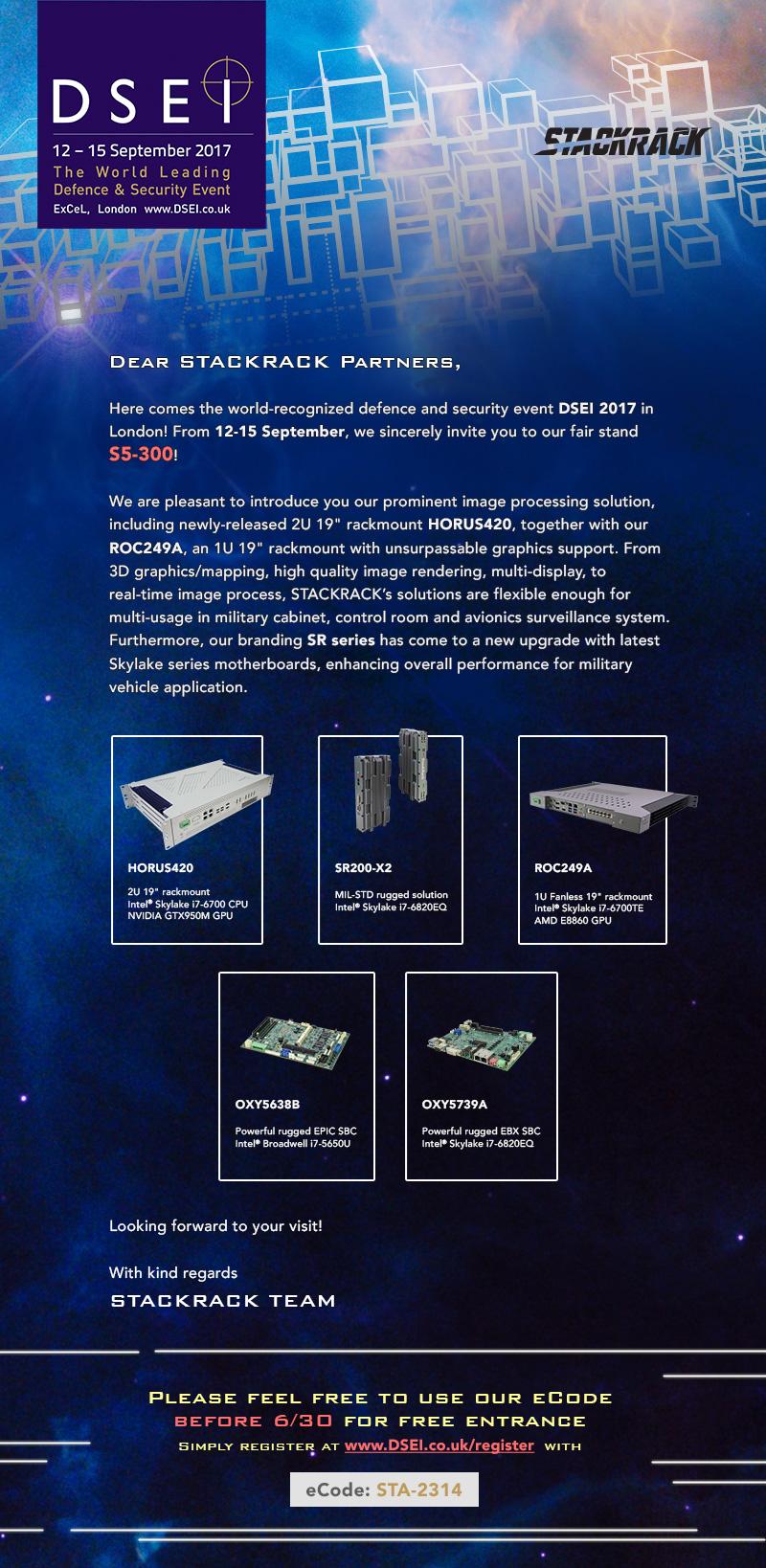 2017 DSEI The World Leading Defence & Security Event | StackRack